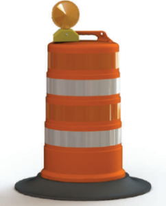 Reflective Traffic Drum - Road Safety LLC